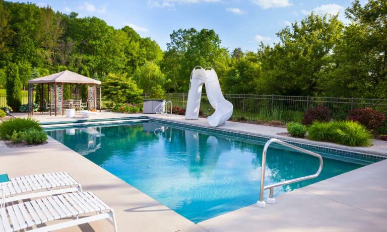 Above Ground Pool Slide Ideas - Wakeful Home