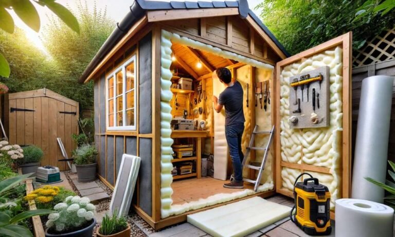 How To Insulate A Garden Shed - Wakeful Home